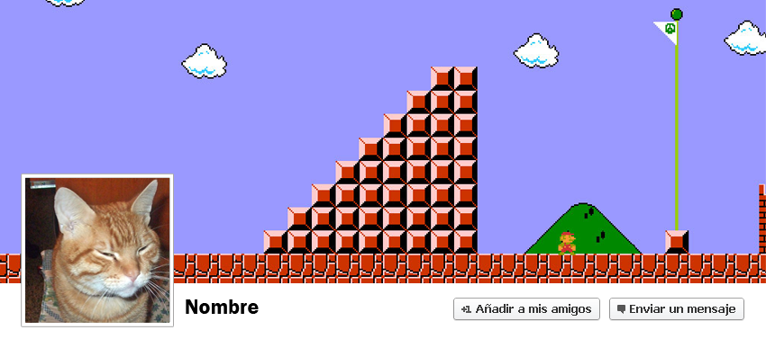 Portada Facebook Mario Bros