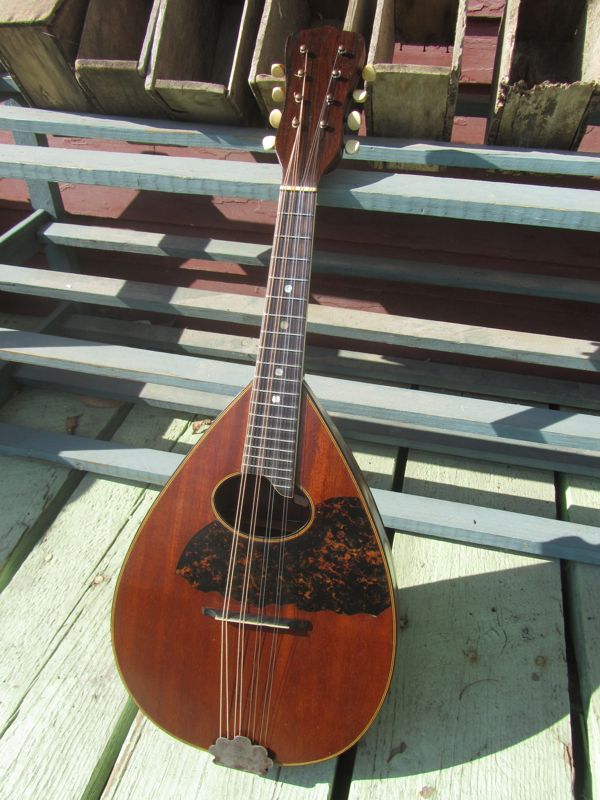 c.1925 Harmony-made Mahogany Flatback Mandolin