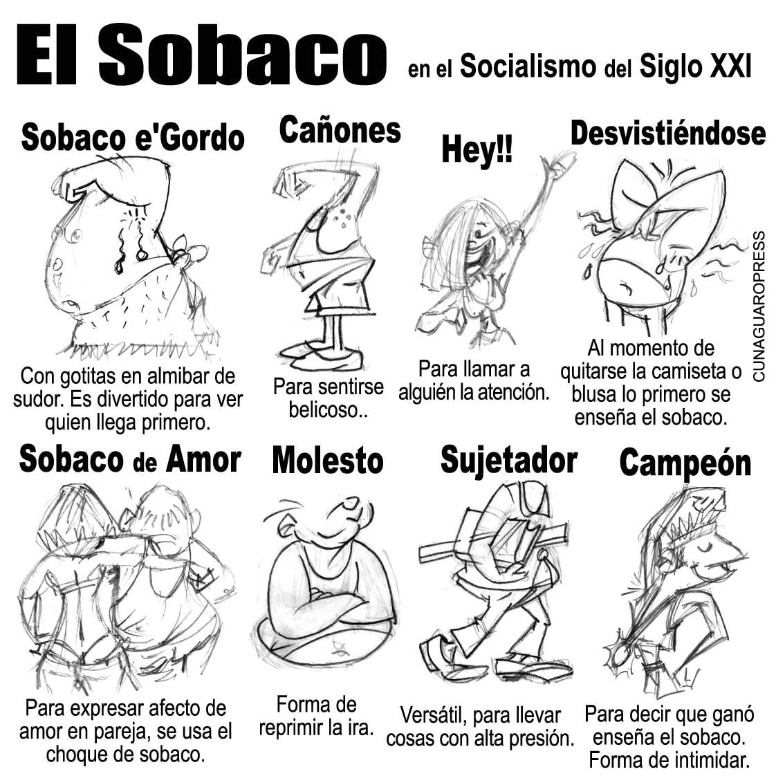 Cunaguaropress: Sobaco Uh Ah