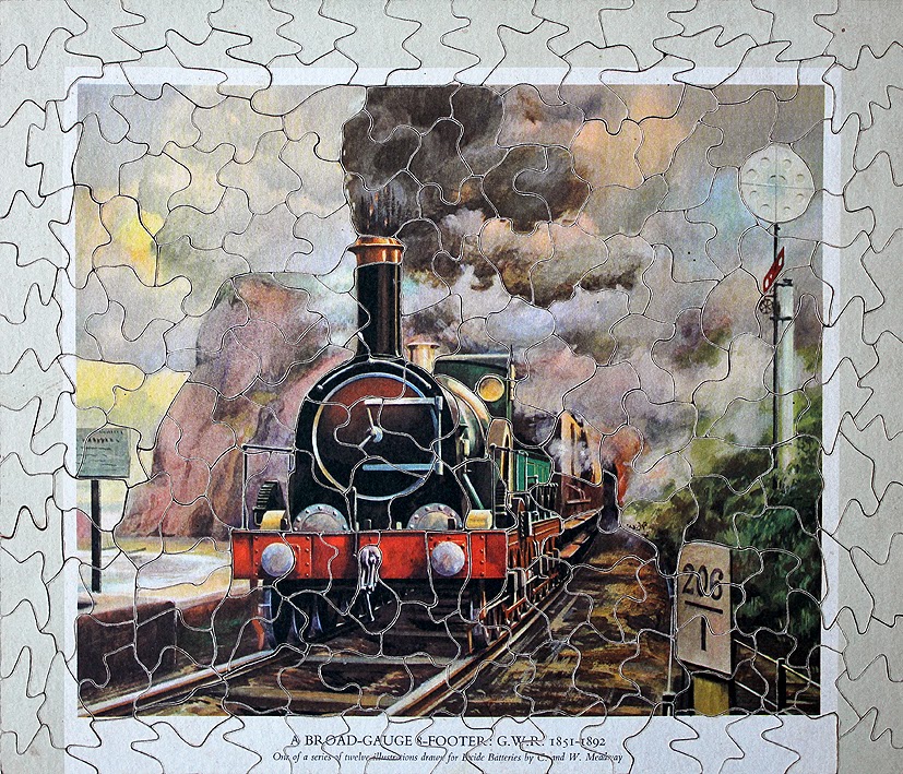 STEAM TRAINS AND JIGSAW PUZZLES: Jigsaws showing GWR Locomotives