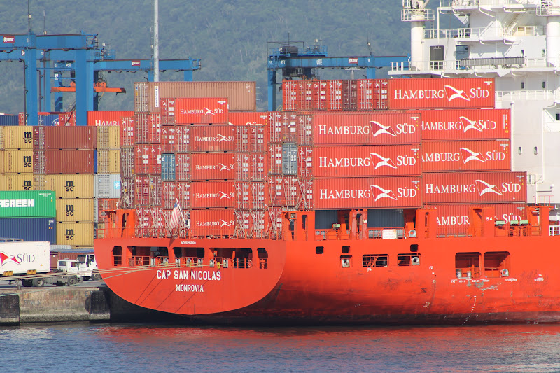 Navios em Santos: Cap San Nicolas