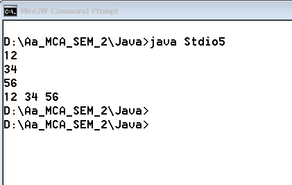 Codelybrary: Java: Standard Input / Output