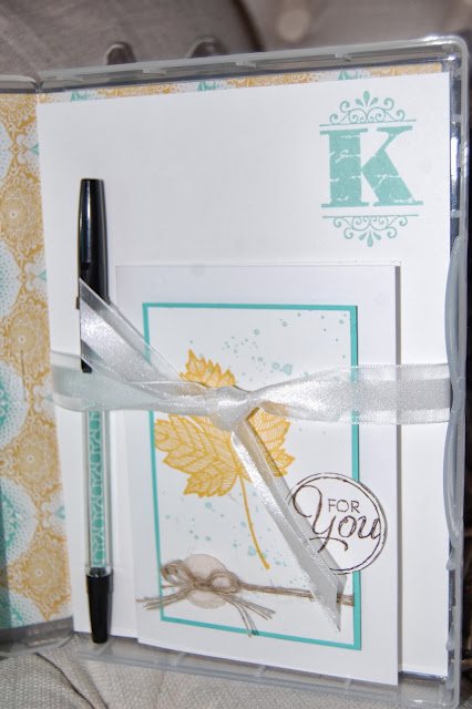 Stampin'spiration: Notepaper & Gift Card Holder