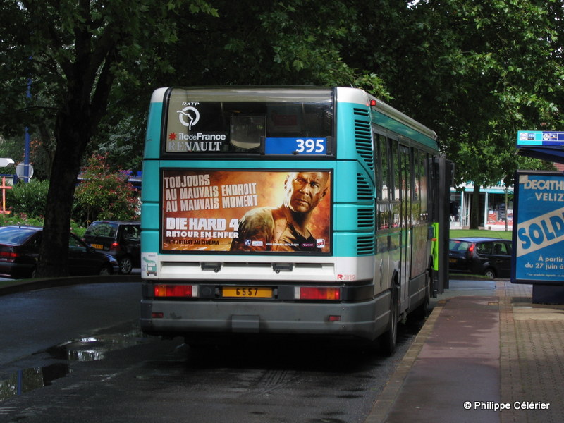Les Tramways,Métro,RER,Bus de la RATP: Bus 395