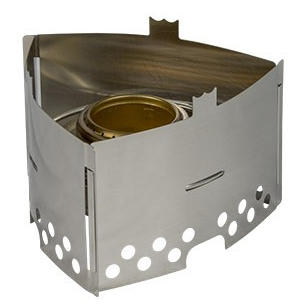 Frugal Hiker: ArgosTitanium folding stove stand (Trangia Triangle clone)