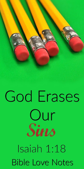 1-Minute Bible Love Notes: God Erases Our Sins