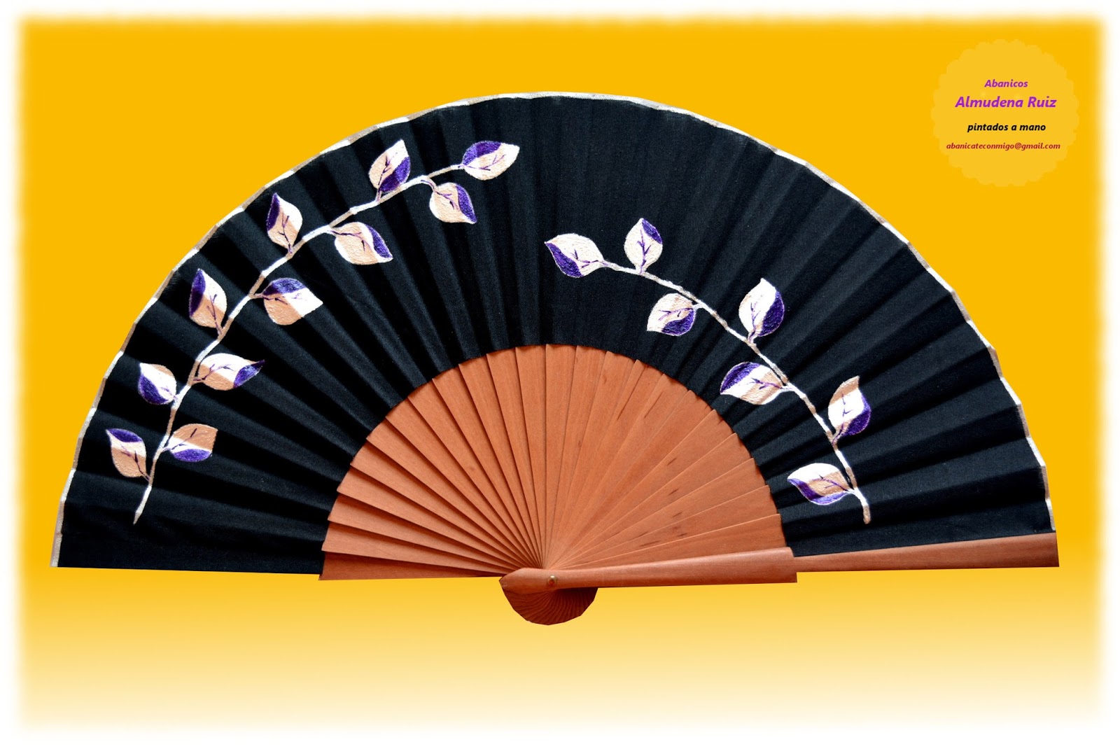 Abanicos Pintados a Mano. Abanicate conmigo.