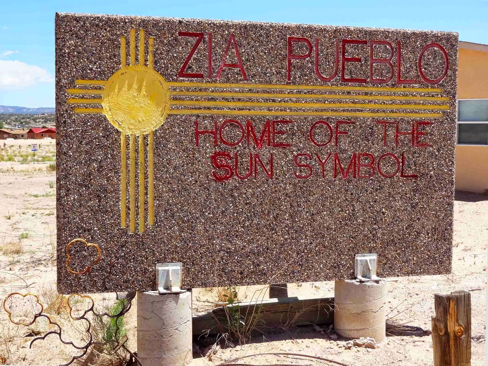 Geographically Yours Welcome: Zia Pueblo, New Mexico
