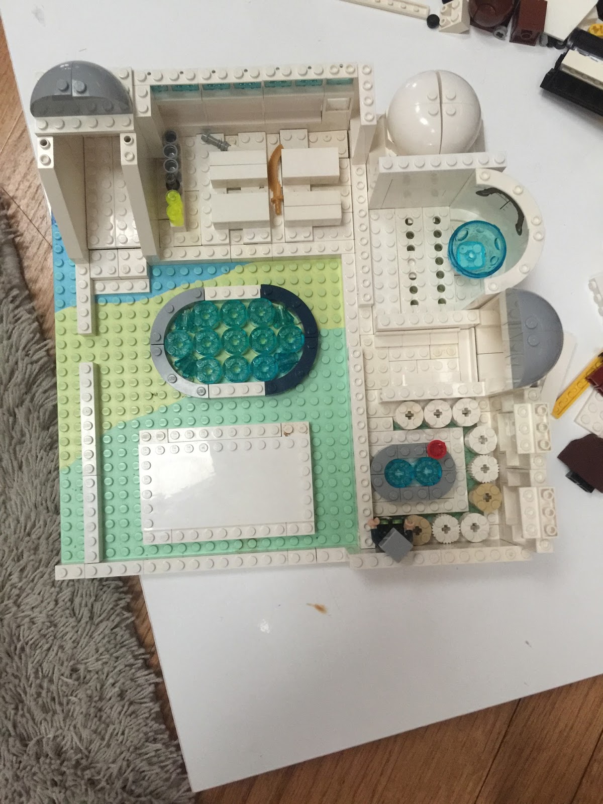 Roman bathhouse - Lego model