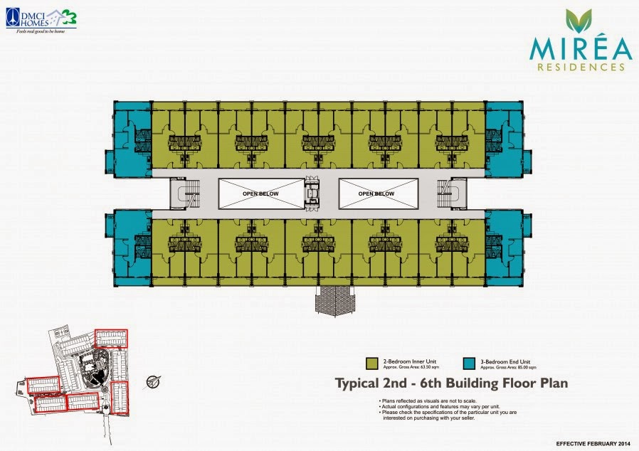 DMCI HOMES MIREA : BUILDING FEATURES AND PLAN