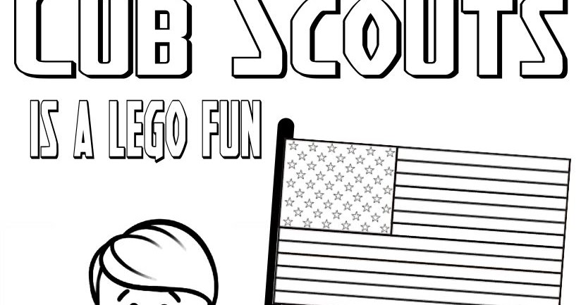 Akela's Council Cub Scout Leader Training: Lego Cub Scout Coloring Page ...