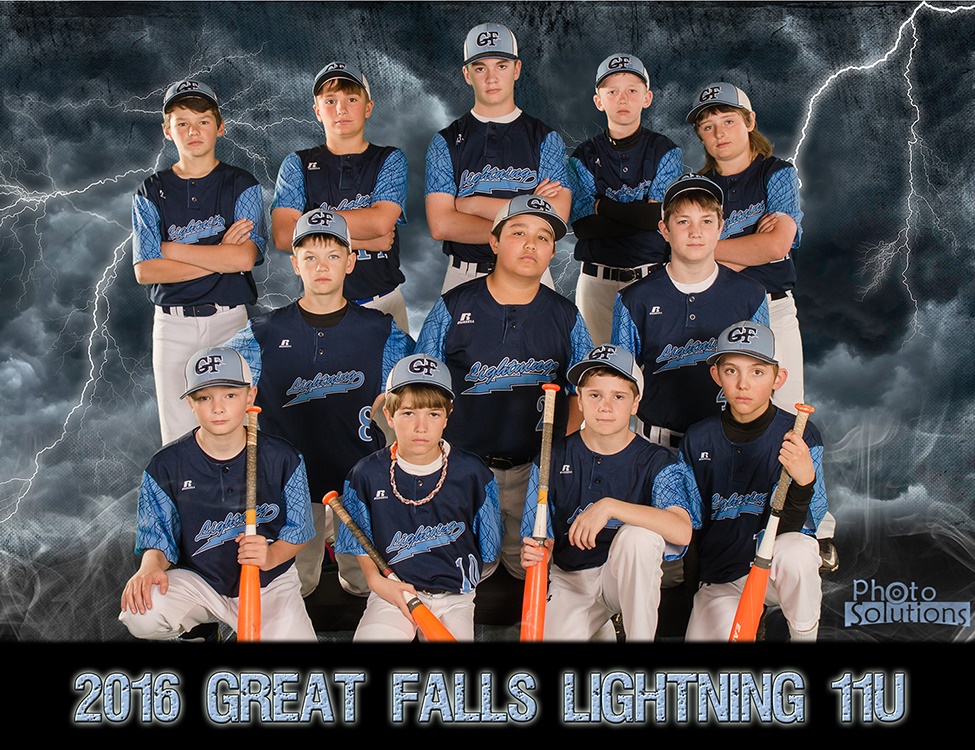 Great Falls Lightning Baseball: 2016 GF Lightning 11U