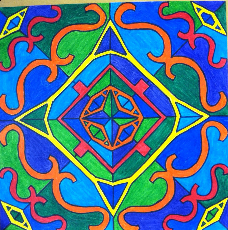 Mrs. Wille's Art Room: Radial Name Design