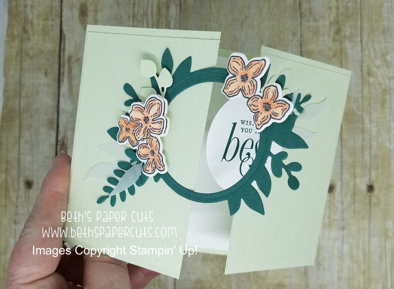 Beth's Paper Cuts: Interlocking Fun Fold Card