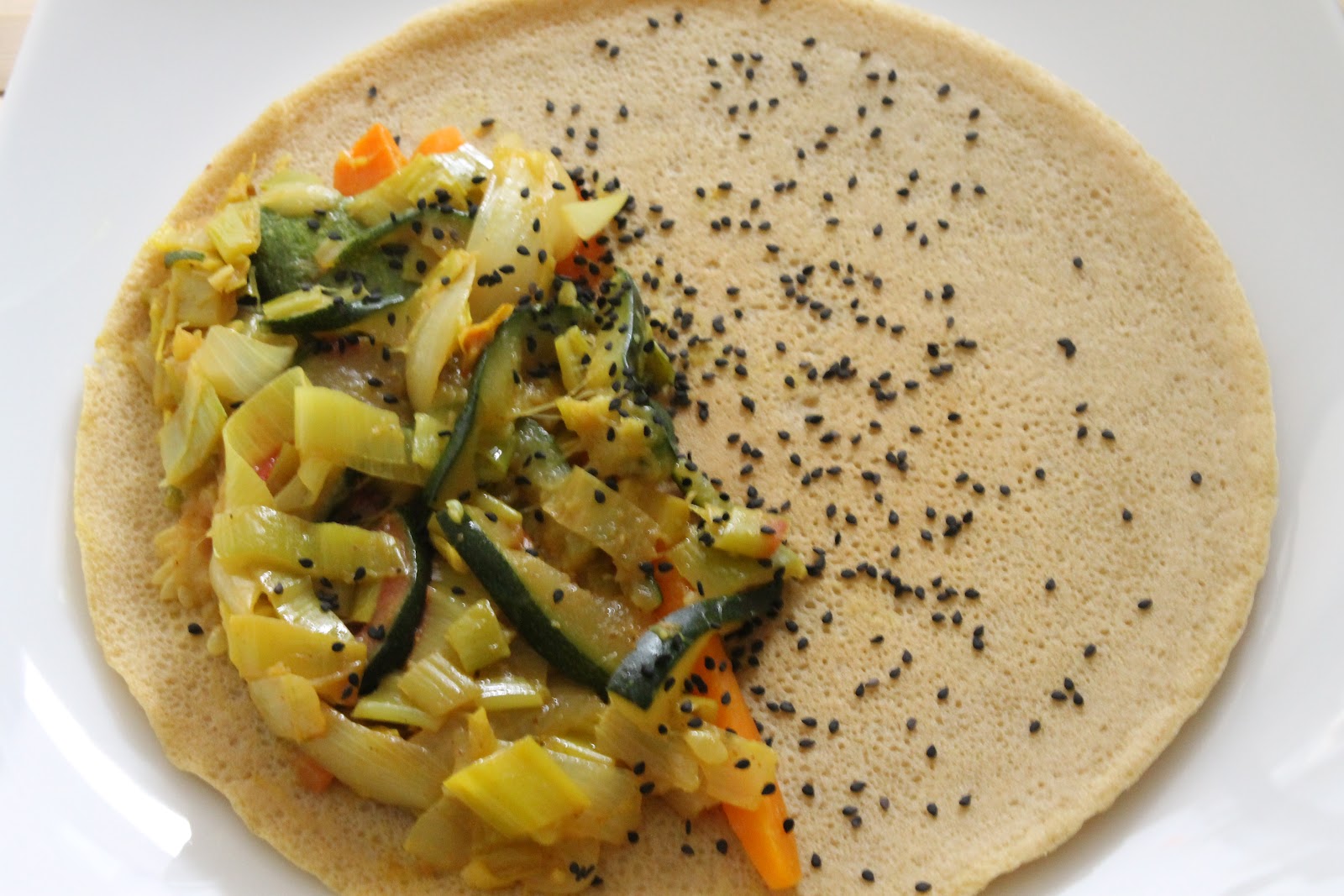 El capricho saludable: Crepes di verdure, senza lattosio - Crepes de ...