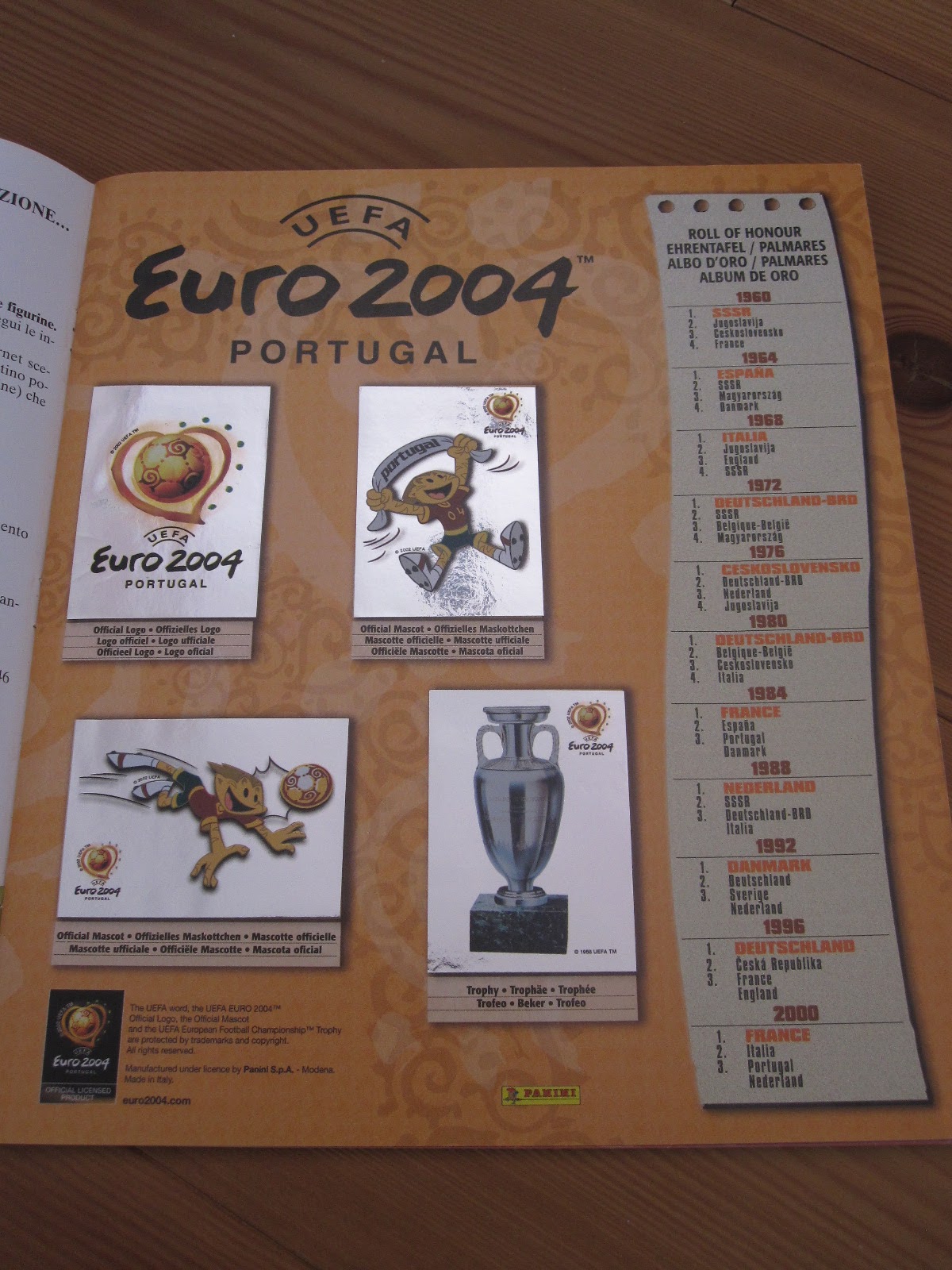 Only Good Stickers: Panini Euro 2004