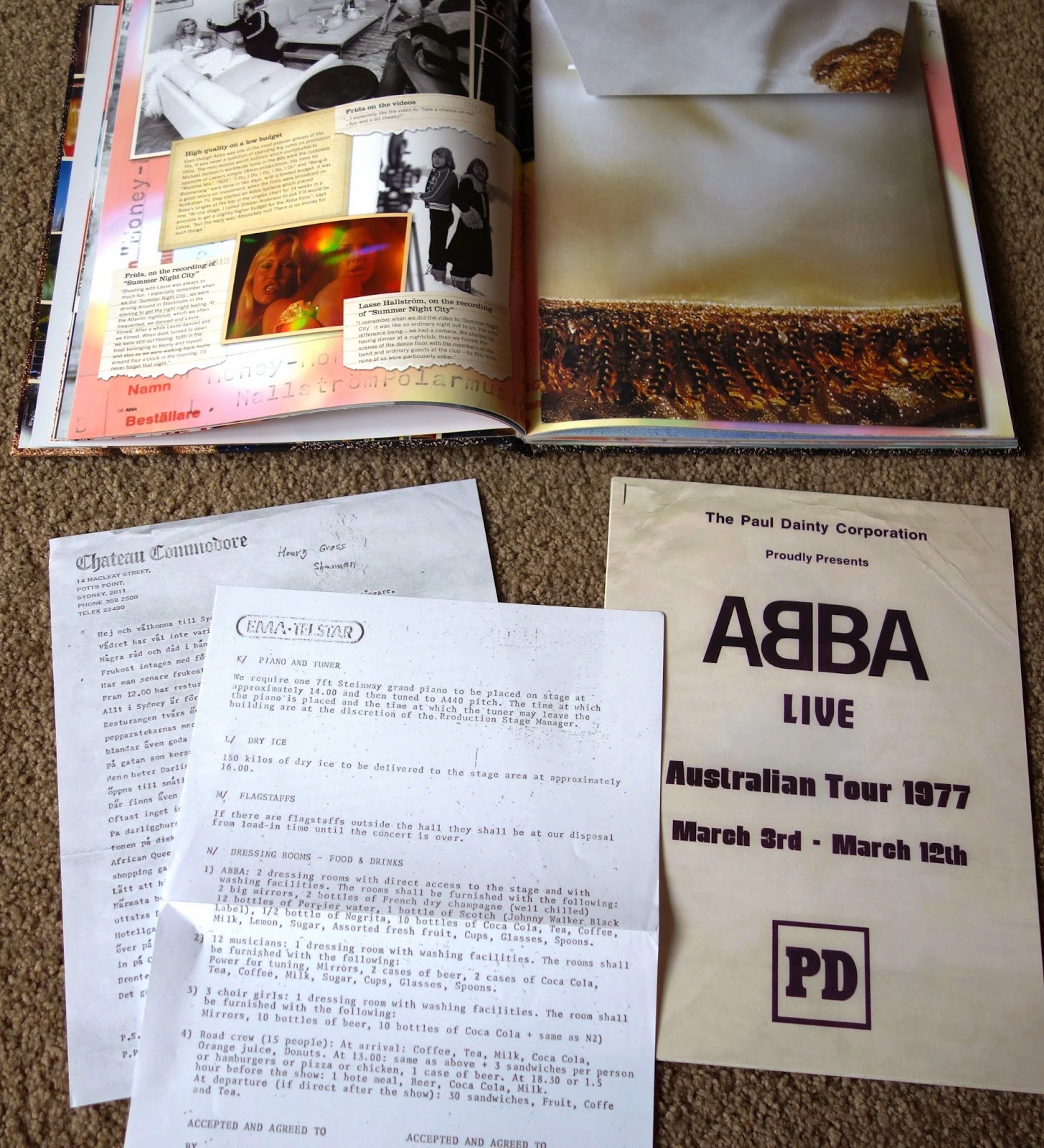 ABBAFanatic: New ABBA Collection Item - Backstage Stories Book