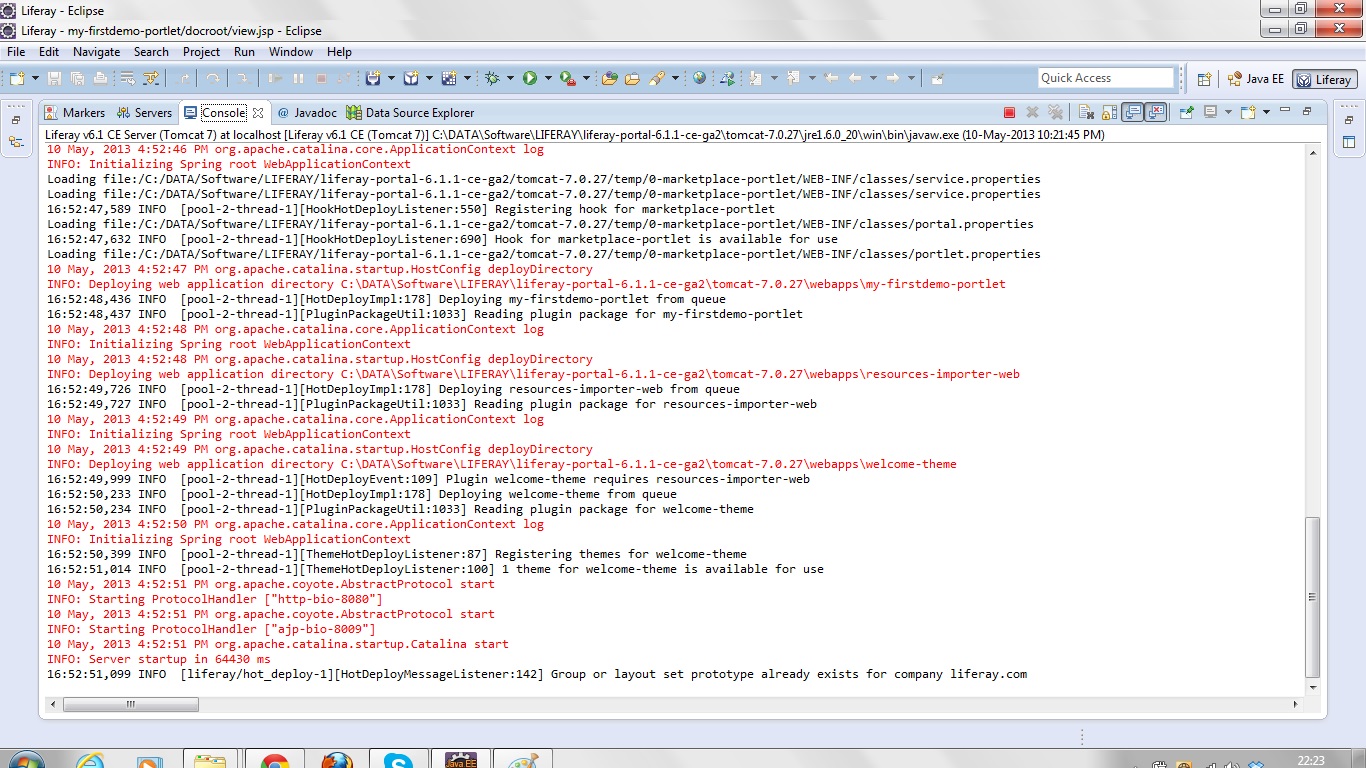 Shri's Blog: How to create Portlet in Liferay using eclipse