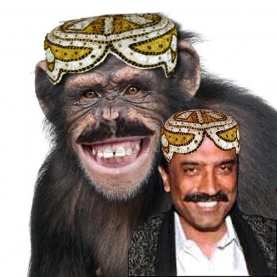 Zardari Resembles With Monkey ~ Asif Zardari Bhutto