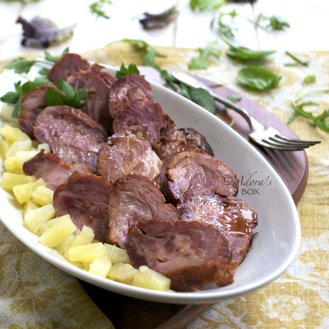 Adora's Box: WAKNATOY (FILIPINO PORK STEW WITH SWEET PICKLES)