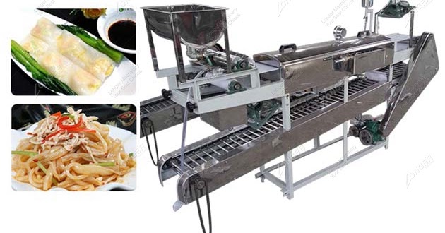 Automatic cold rice noodle machine features