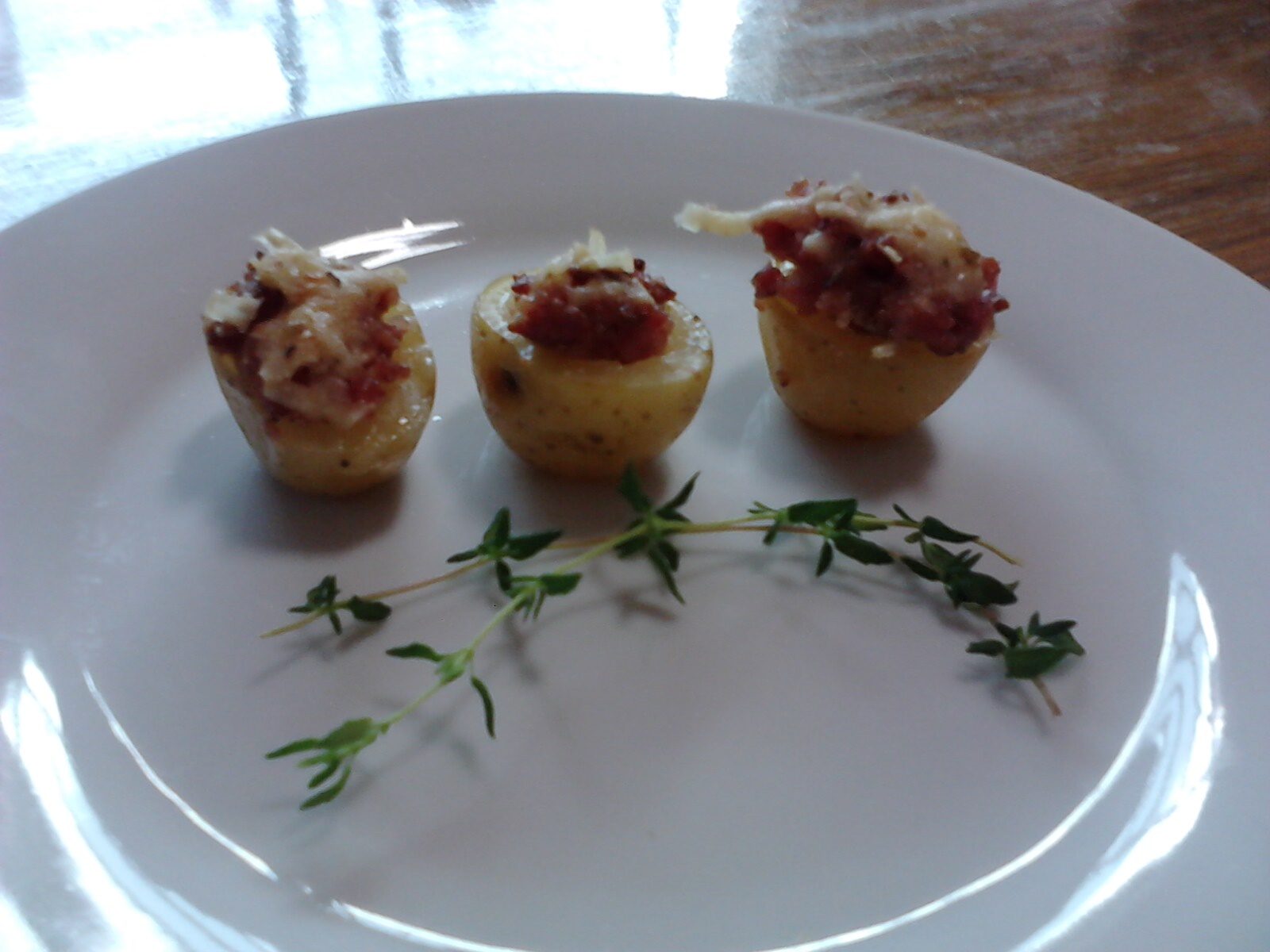 Dicas e receitas da Bia: Mini batata recheada