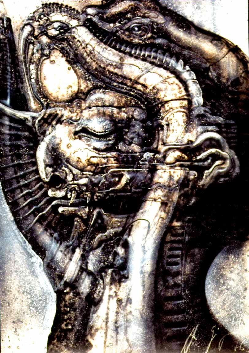 Alien Explorations: HR Giger: Necronom VIII (1976)