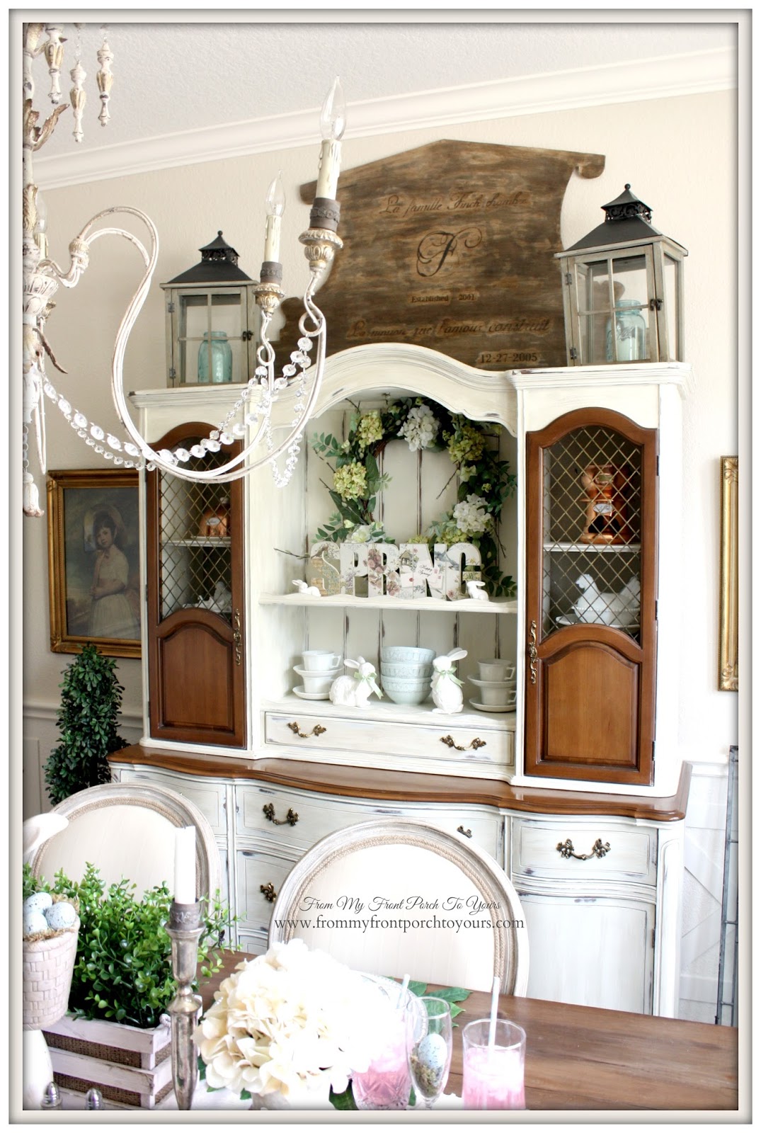 Dining Room Hutch Decorating Ideas