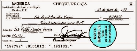 Derecho Mercantil : FORMAS ESPECIALES DEL CHEQUE