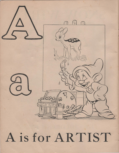 Filmic Light - Snow White Archive: Snow White ABC Book to Colour