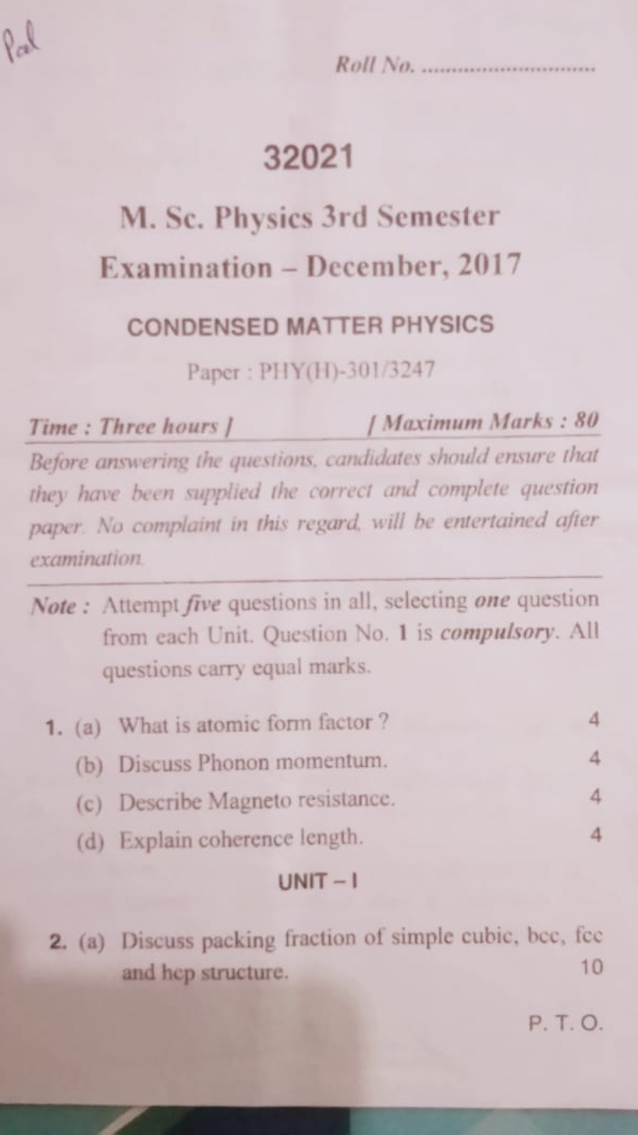 CONDENSED MATTER PHYSICS 3rd SEPTEMBER 2017 IGU condensed-matter-physics-3rd-september-2017-igu