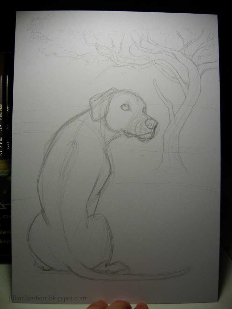 Brain Drain: Art and Sketches by Jillian Lambert: Rhodesian Ridgeback ...