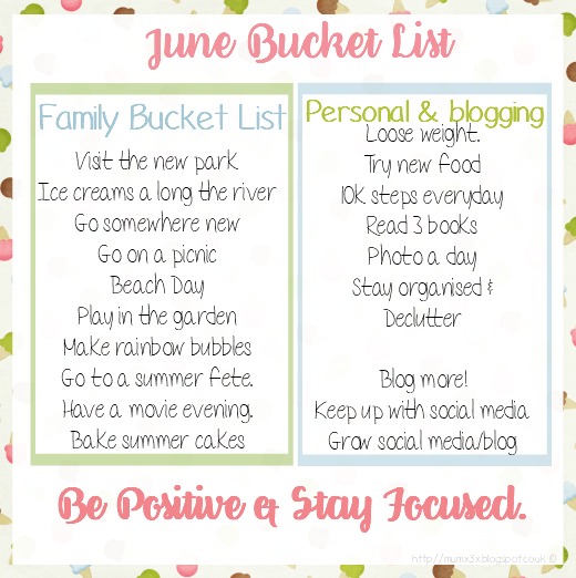 Our June Bucket List. - Ups & Downs, Smiles & Frowns