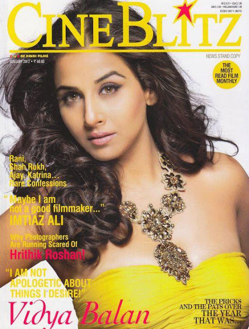 Vidya Balan on magazine cover of Cine Blitz and Hi Blitz | Bollywood Trendz