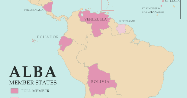 New ALBA Member: Saint Lucia (Map) - Political Geography Now