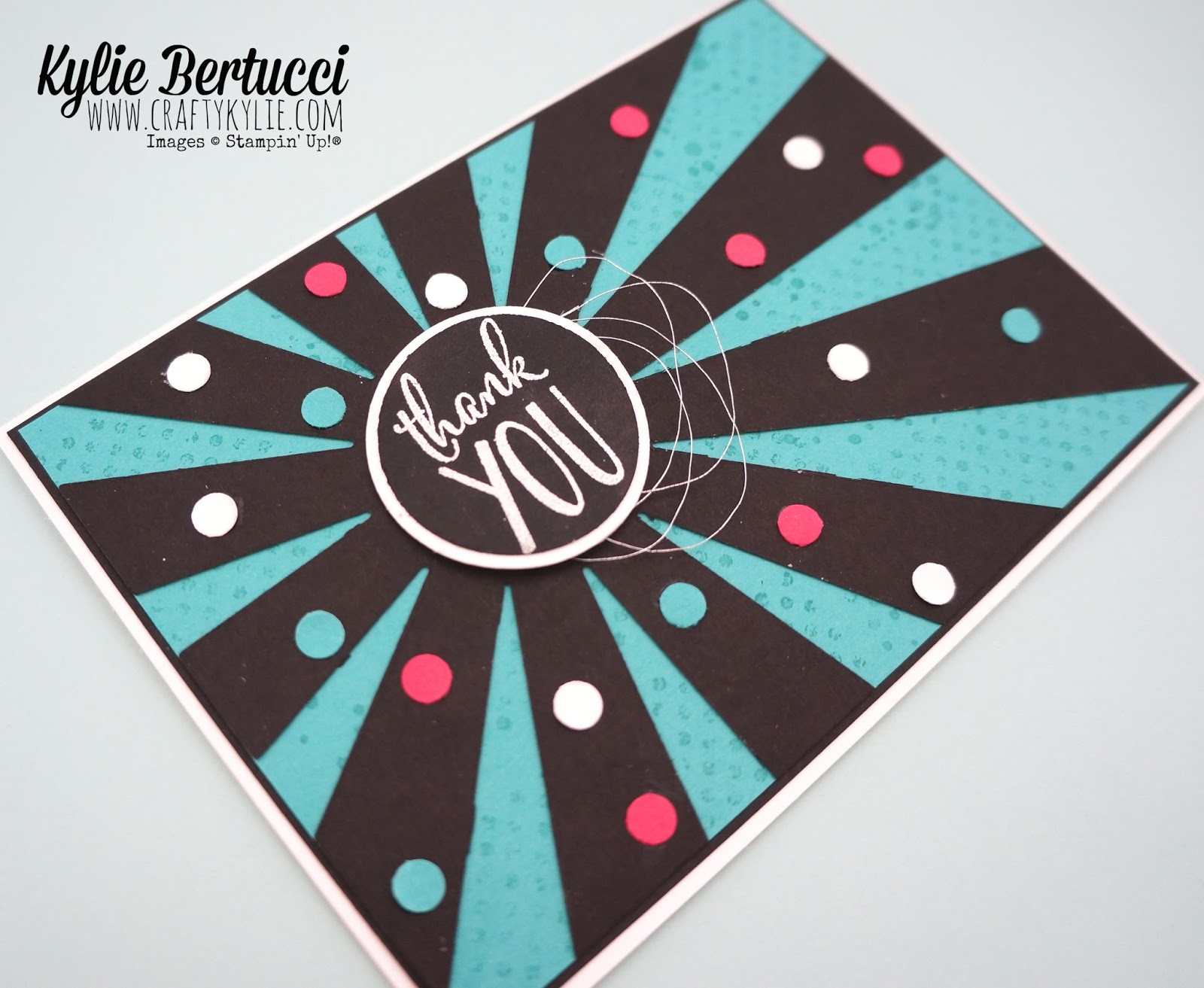 Bright and fun Sunburst Thinlits Die - Kylie Bertucci