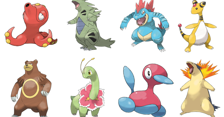 PokemongoCRO: Pokémon GO Generation 2 Starter Models