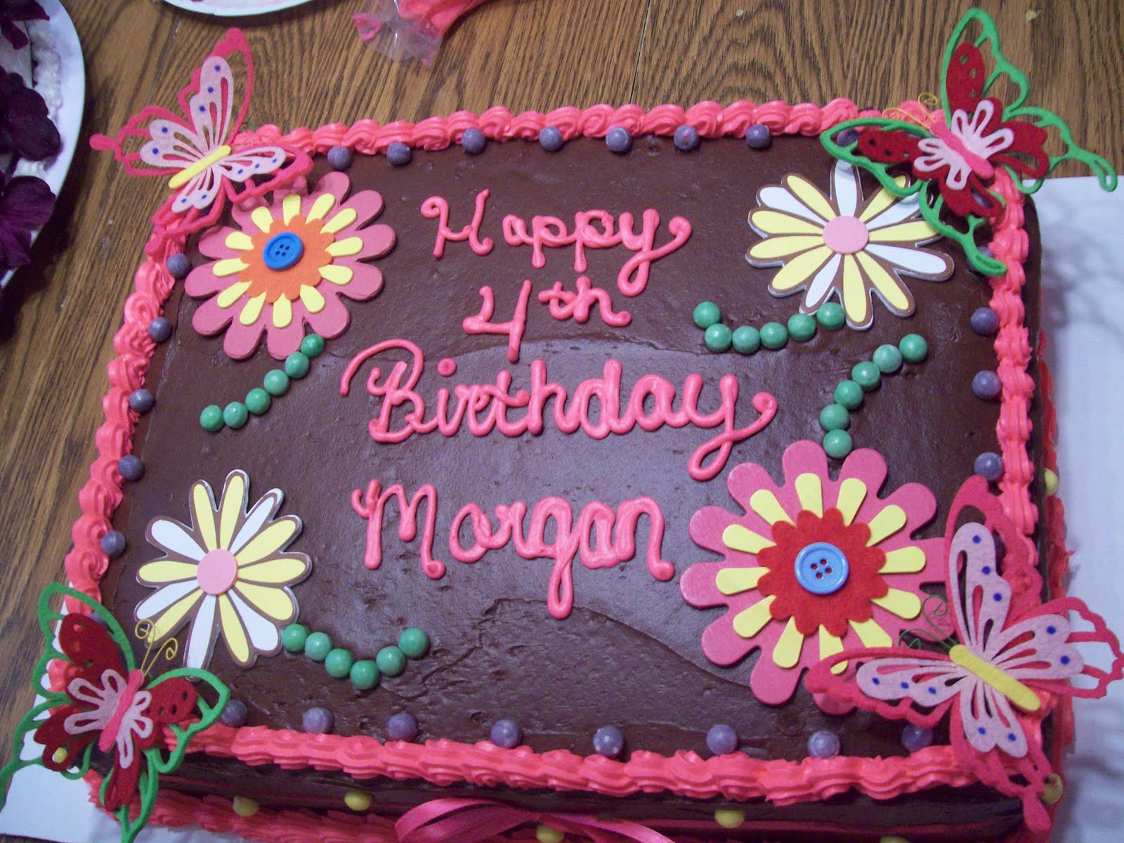 Crazy about Cakes: Birthday Cake for Morgan
