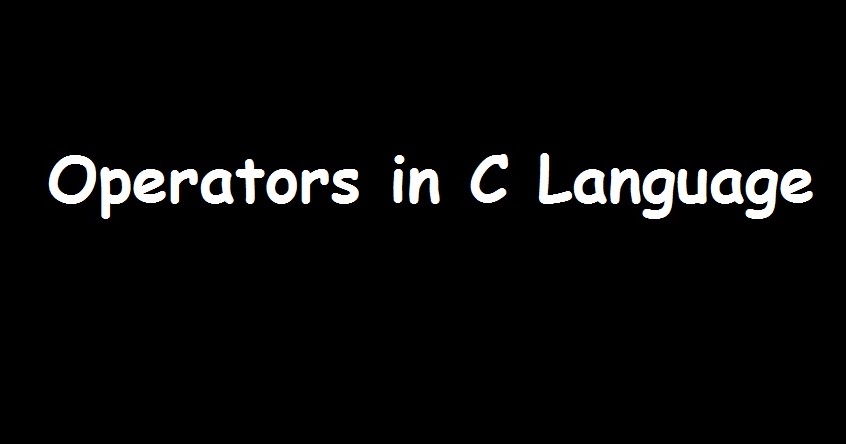 Semicolon Programming: Operators in C Language