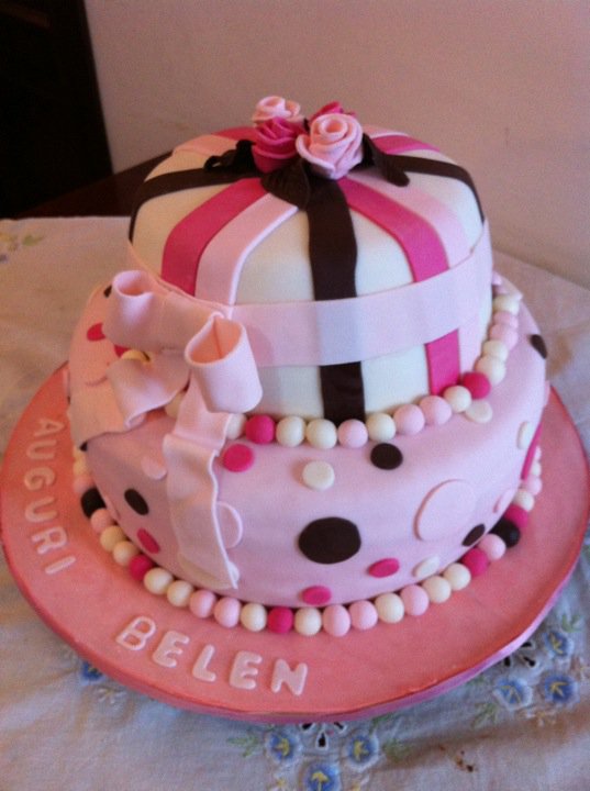 acqua e farina-sississima: ...torta rosa...