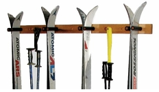 StoreYourBoard Blog: 4 Ski Storage Rack | Wall Ski Rack