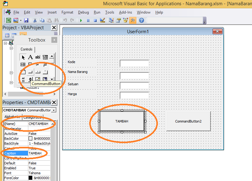 Membuat Form Isian Data Sederhana dengan Macros di Excel