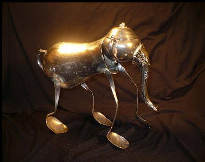 Upcycle-This: Silverware Art