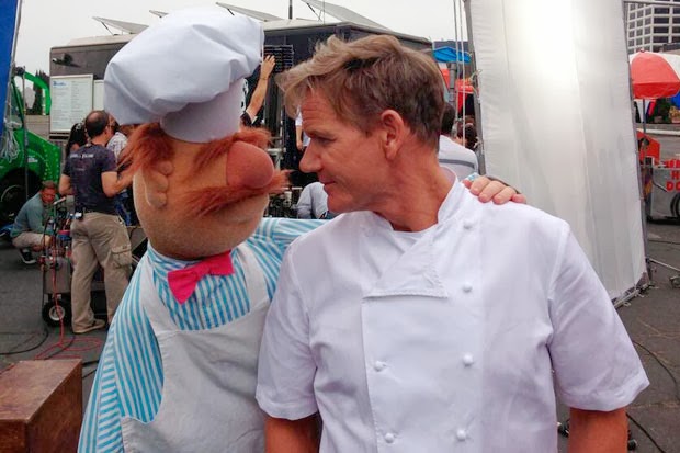 Foodie Gossip: Chef Gordon Ramsay vs. The Muppets' Swedish Chef
