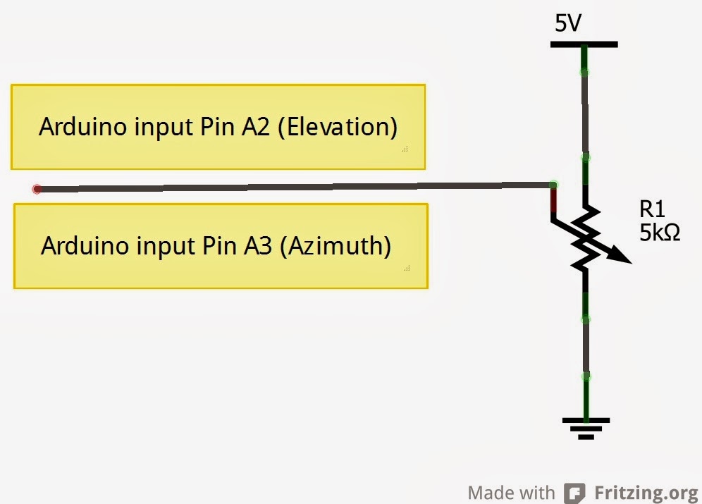 Konstantinos Kokoras: Arduino Controlled dual axis Solar Tracker Schematics