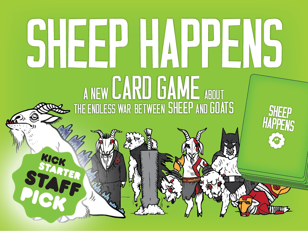 Tabletop Fix: Break! Deus Games - Sheep Happens Kickstarter