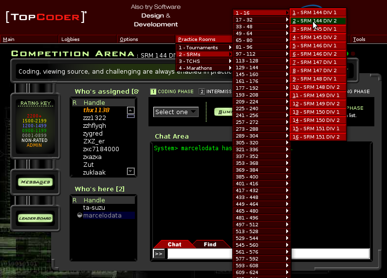 Computación para Todos: TOPCODER : EL MEJOR GIMNASIO PARA ENTRENAR CON LOS MEJORES PROGRAMADORES ...