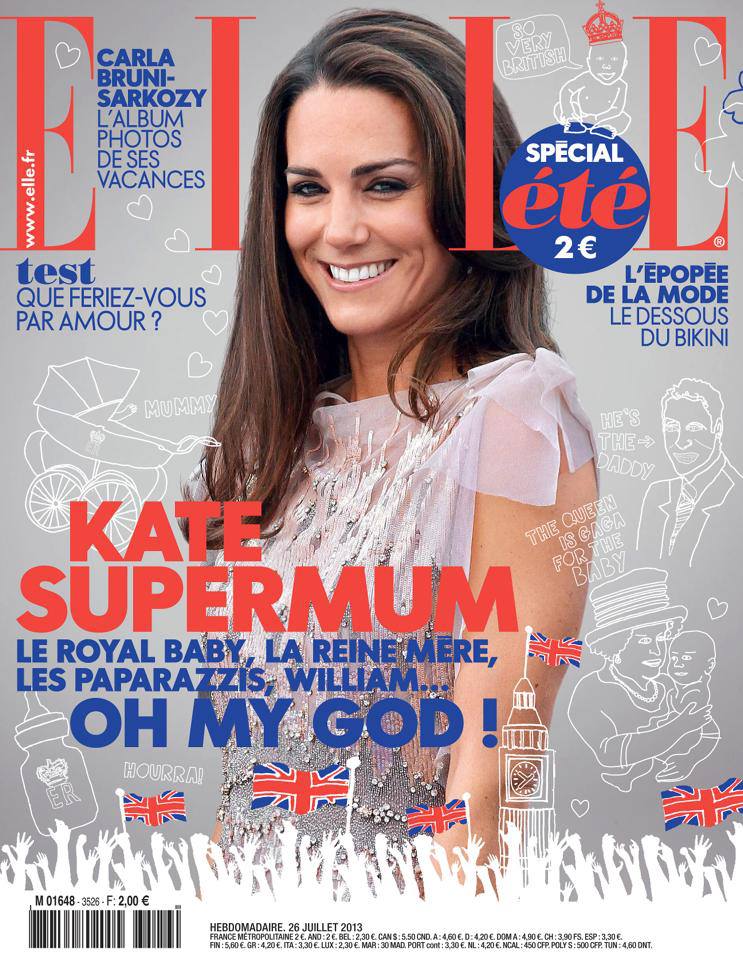 Kate Middleton on Cover Magazine Photoshoot For Elle France Magazine ...