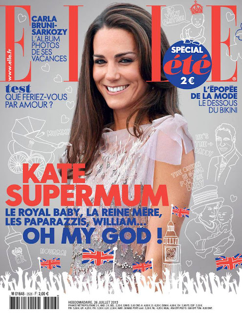 Kate Middleton on Cover Magazine Photoshoot For Elle France Magazine ...