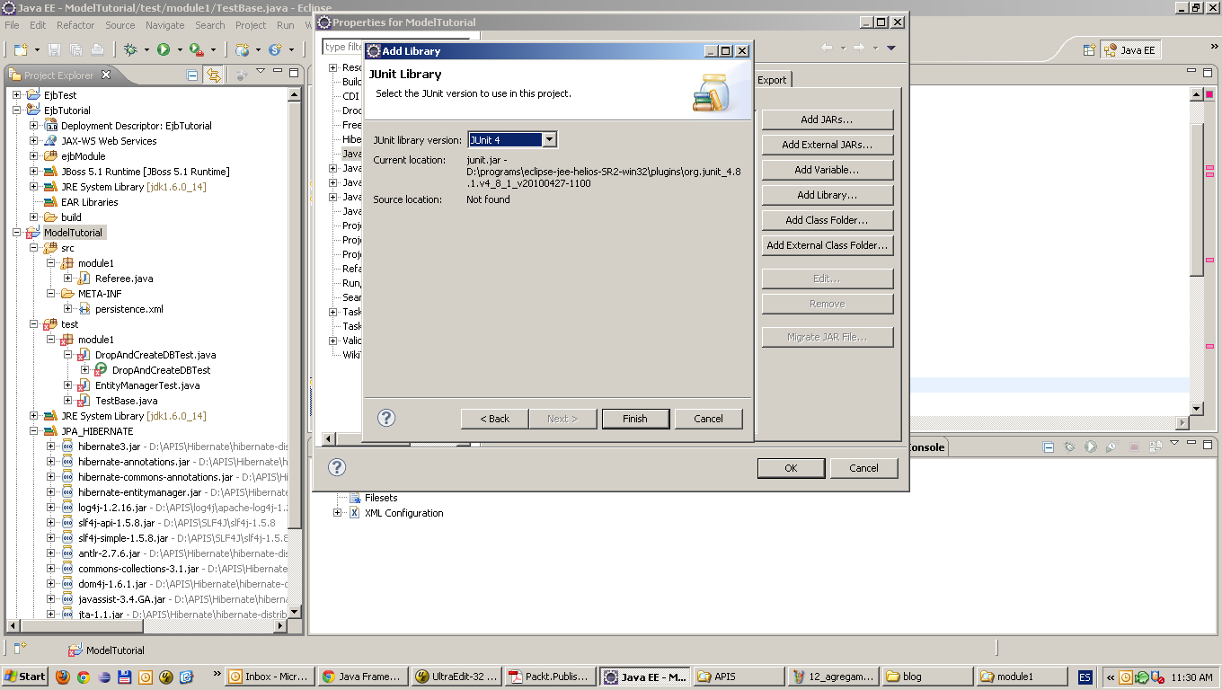 Java Frameworks & APIs: JPA - Configuración Eclipse + JBoss + EJB3 ...